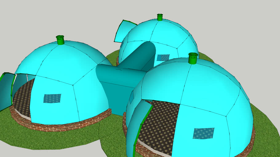 Dome constructed | 3D Warehouse