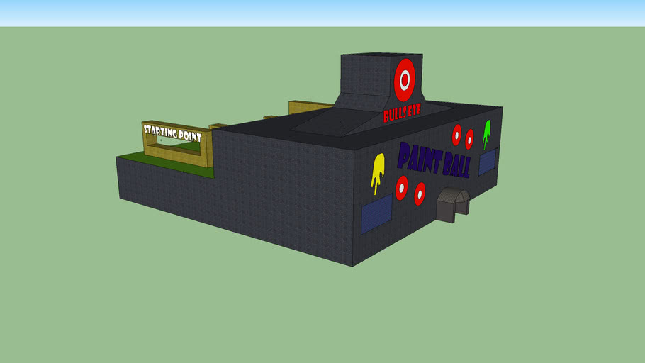 paintball arena model #1 | 3D Warehouse