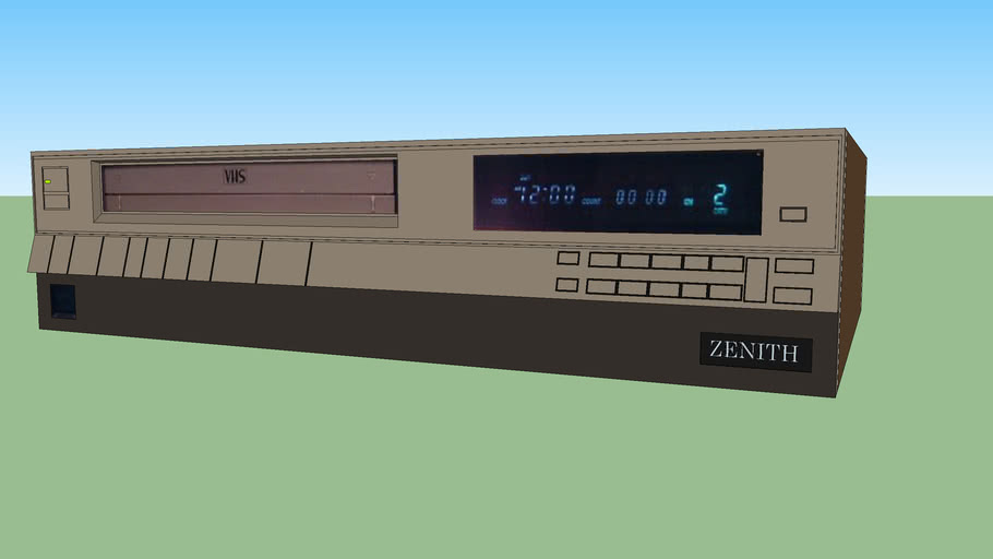 Zenith VHS VCR (VR 3000) | 3D Warehouse