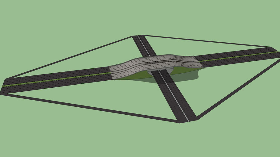 Diamond interchange | 3D Warehouse