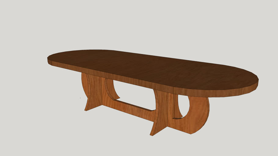 OVAL DINNING TABLE | 3D Warehouse