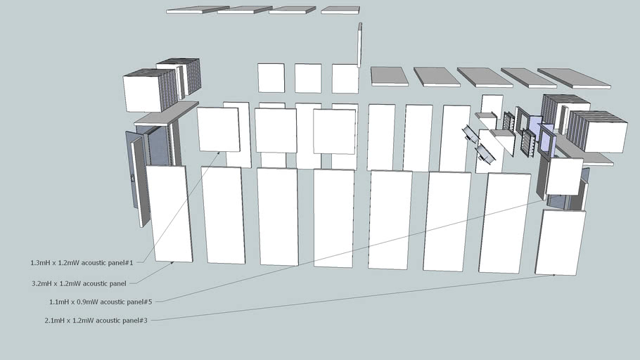 Acoustic Cell exploded view | 3D Warehouse