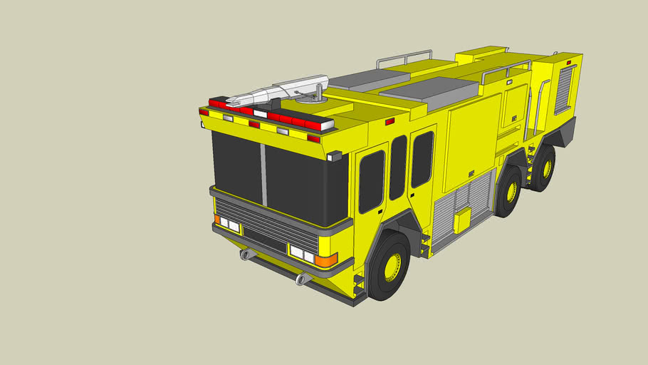 Airport Fire Engine | 3D Warehouse
