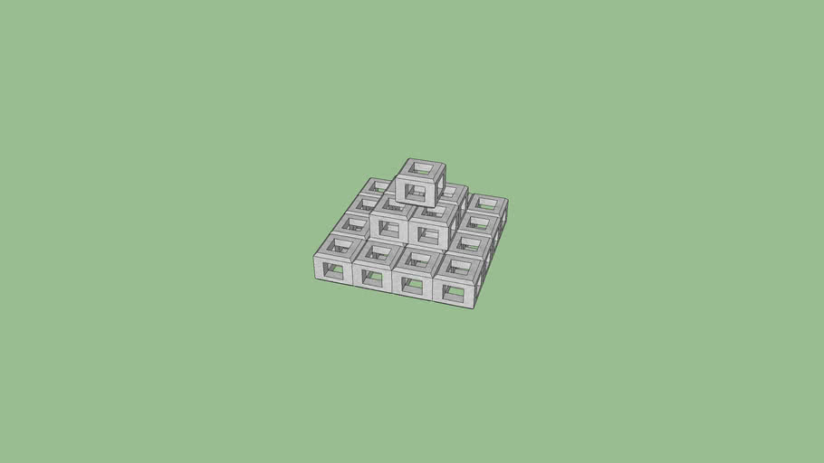 block pyramid | 3D Warehouse