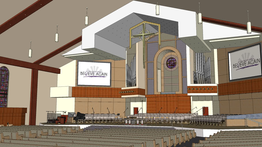 Remodeled Version of Church | 3D Warehouse
