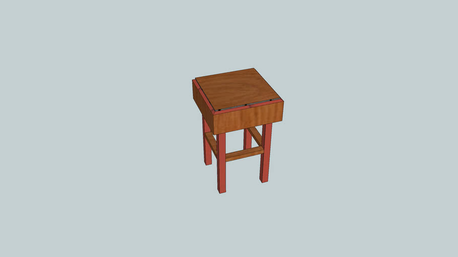 butcher block table | 3D Warehouse