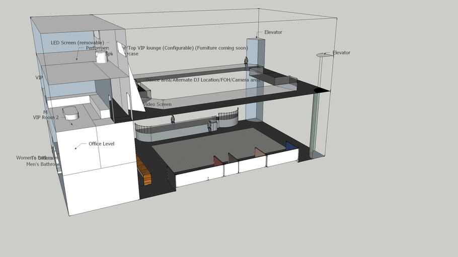 Nightclub V1 | 3D Warehouse