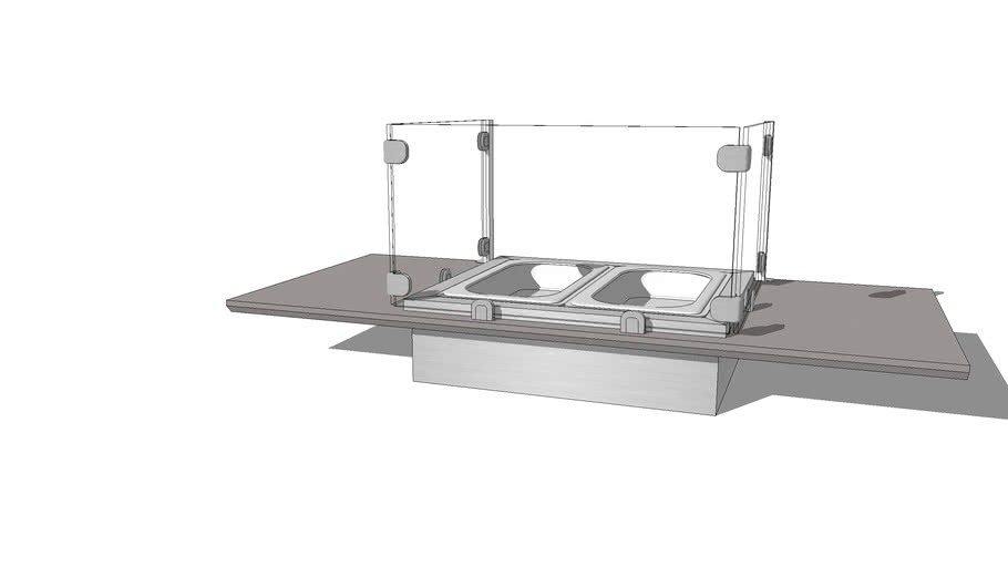 Tefcold Cooling Well- Salad chiller unit | 3D Warehouse