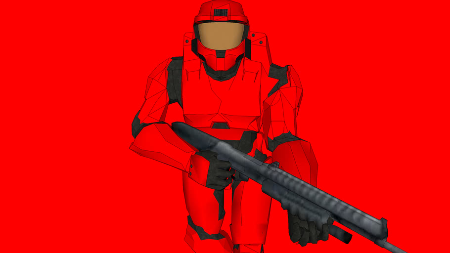 sarge (red vs blue) | 3D Warehouse