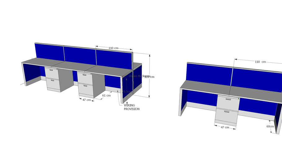 Office Partitions | 3D Warehouse