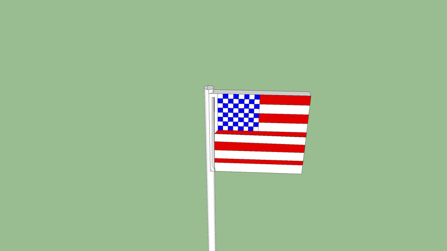 american flag | 3D Warehouse