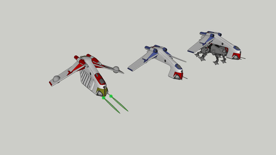 LAAT/i (infantry) and LAAT/c (cargo) | 3D Warehouse