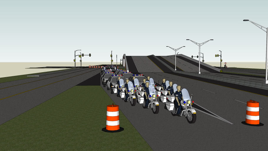 President's Motorcade | 3D Warehouse