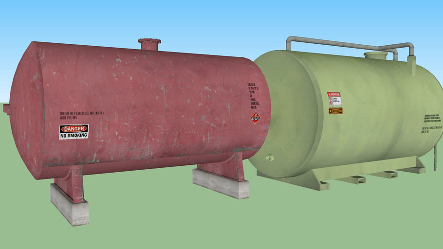 Large fuel container set 2 | 3D Warehouse