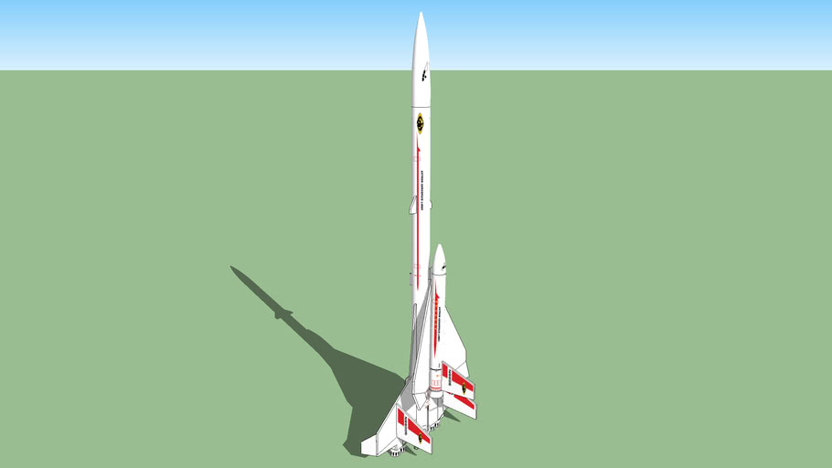 Estes Orbital Transport Model Rocket | 3D Warehouse