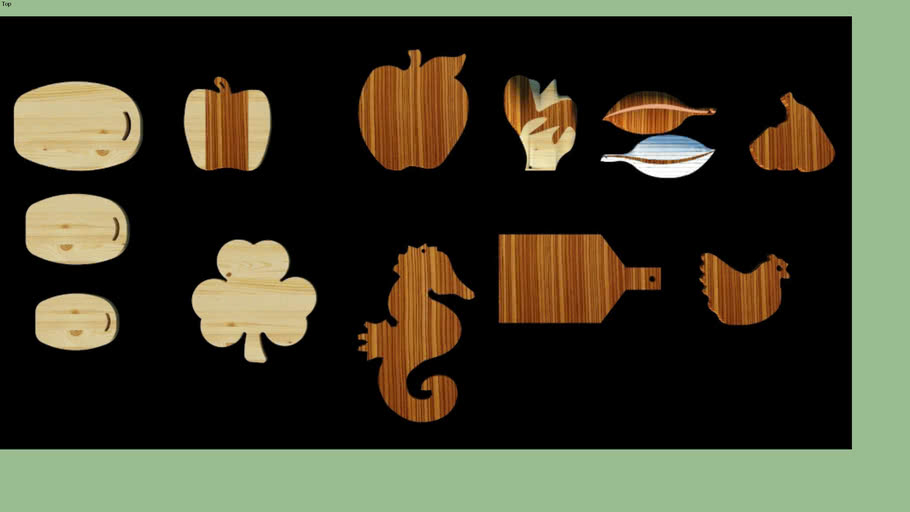 kitchen+chopping+board | 3D Warehouse