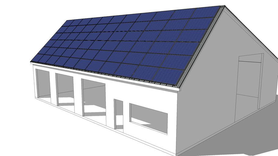 16KW Solar Shop | 3D Warehouse