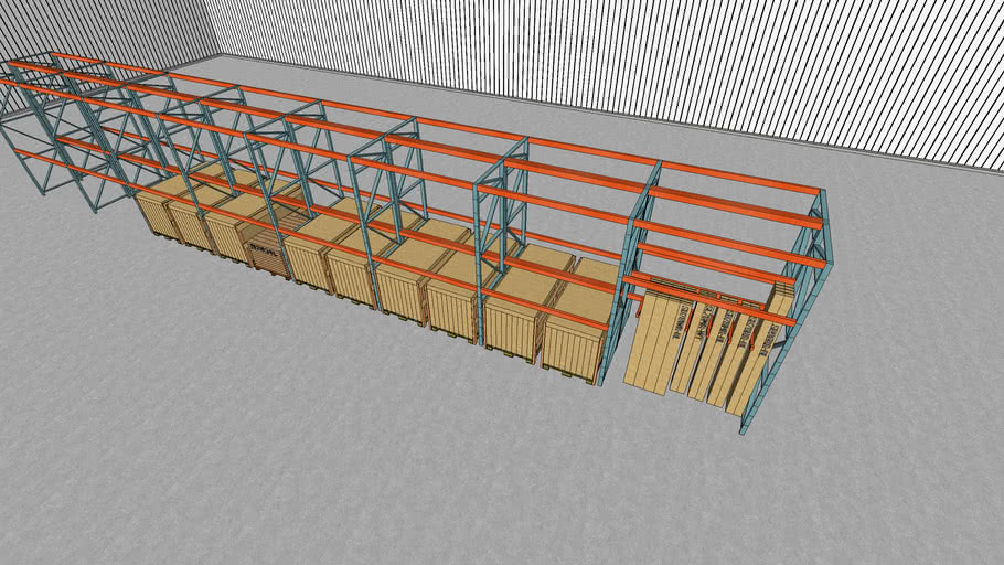 Allotment Layout | 3D Warehouse