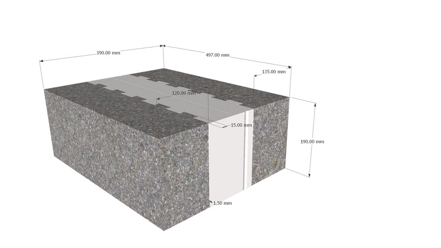 39 cm Lecaterm block | 3D Warehouse