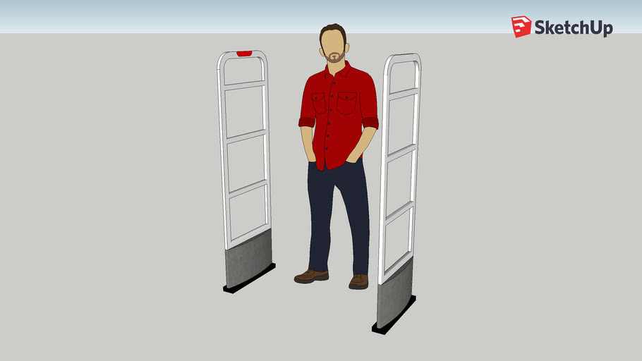 Door security sensor | 3D Warehouse