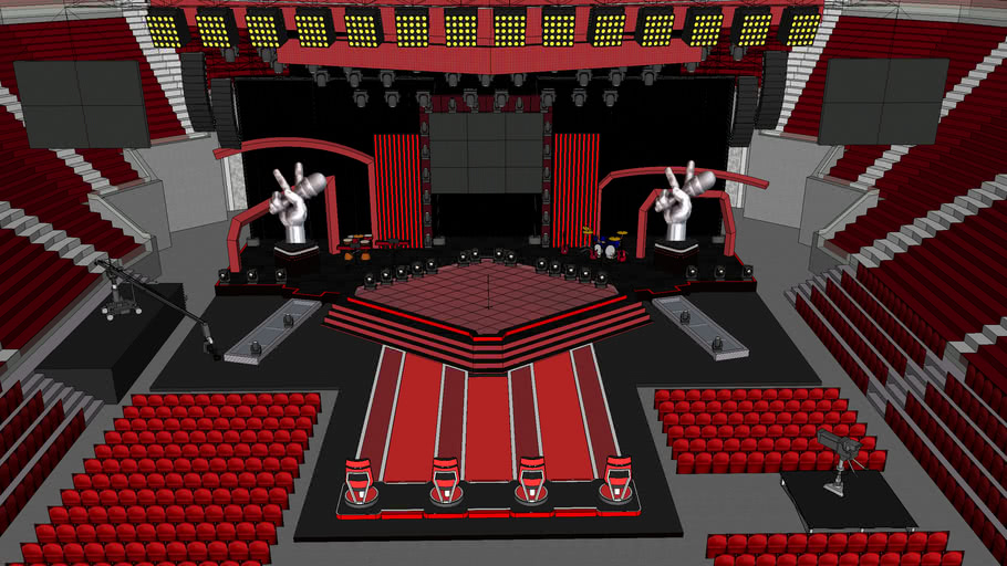 The Voice Finals (stage) | 3D Warehouse