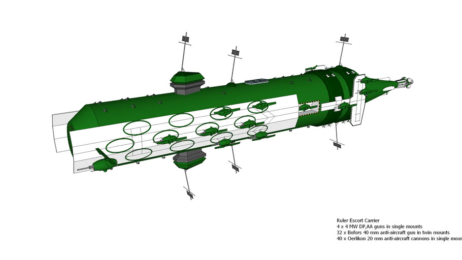 Ruler Escort Carrier | 3D Warehouse