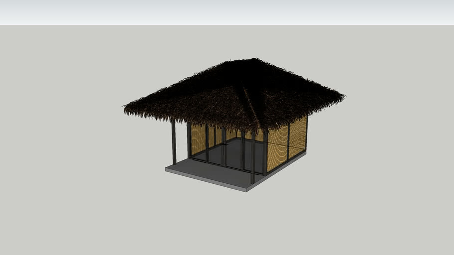 Bamboo House Thatched | 3D Warehouse