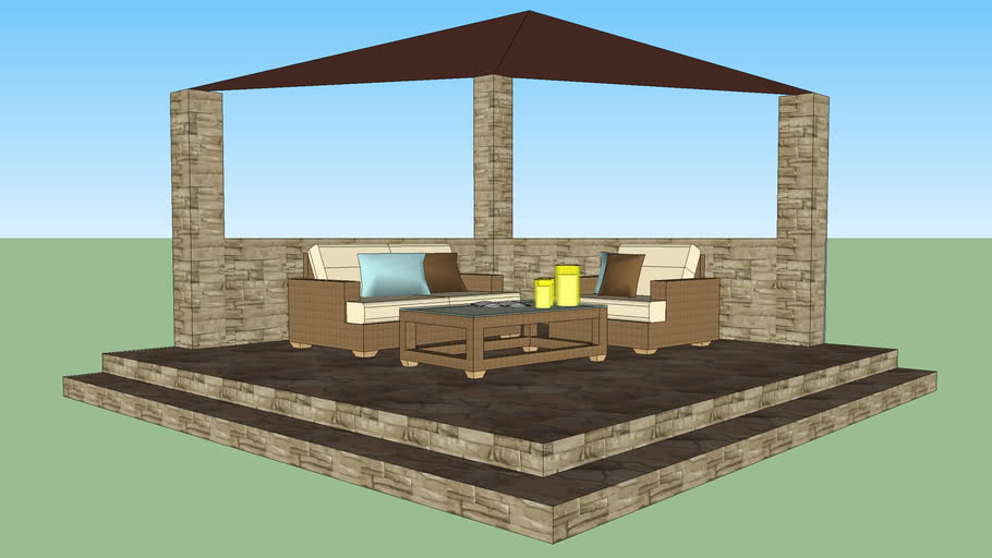 outdoor patio | 3D Warehouse