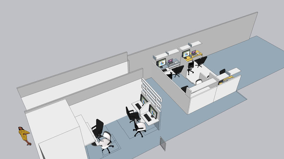 office cubicles | 3D Warehouse