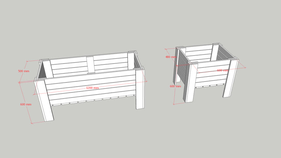 Planter box | 3D Warehouse