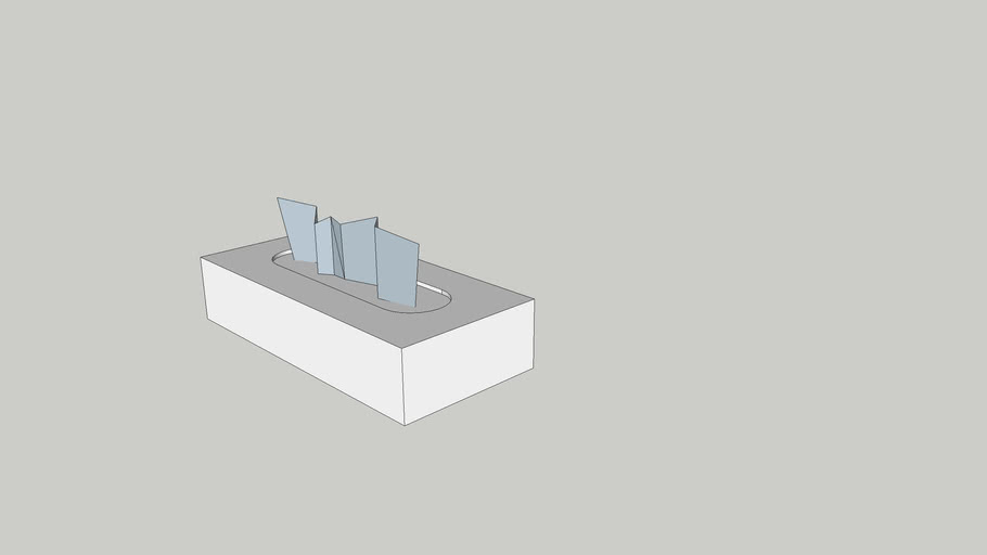 Tissue Flat Box | 3D Warehouse