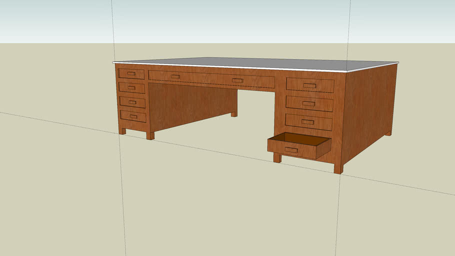 Study Desk | 3D Warehouse