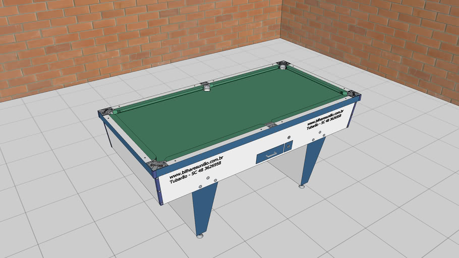 mesa de sinuca | 3D Warehouse