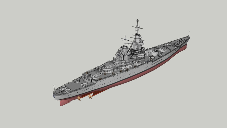 WW2 1946 GERMAN BATTLE CRUISER J 10 | 3D Warehouse