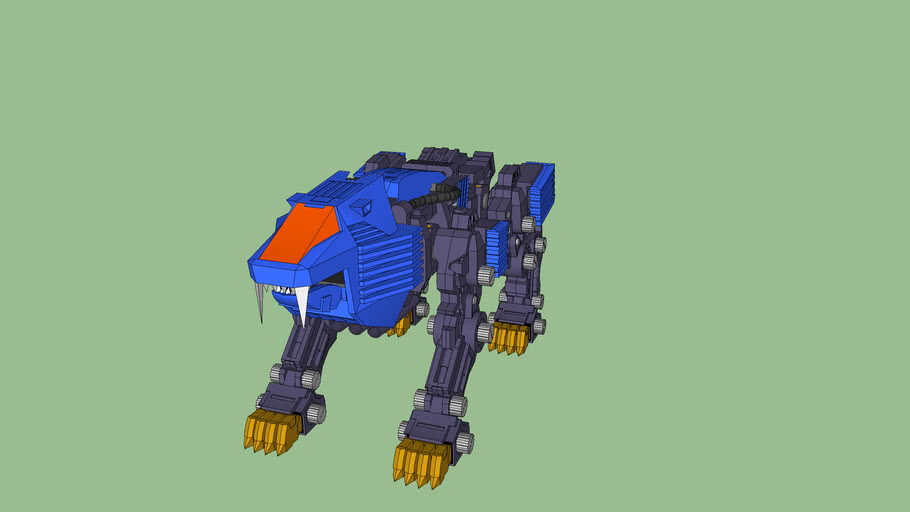 Zoids Shield Liger (Van Flyheight) | 3D Warehouse
