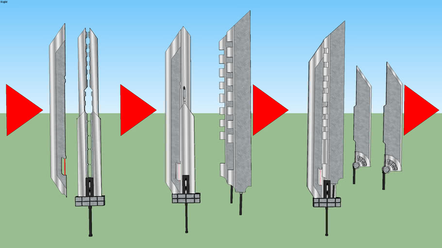 Cloud's Sword(Full) | 3D Warehouse