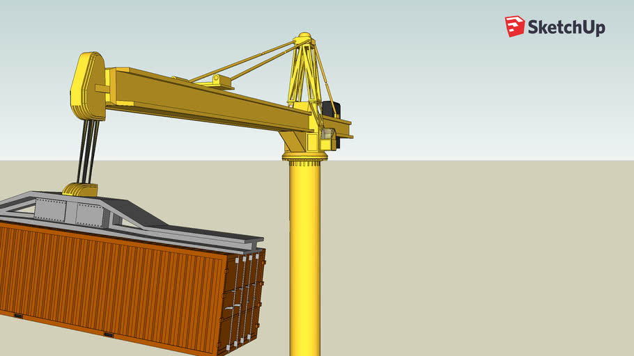 Updated Container Crane | 3D Warehouse