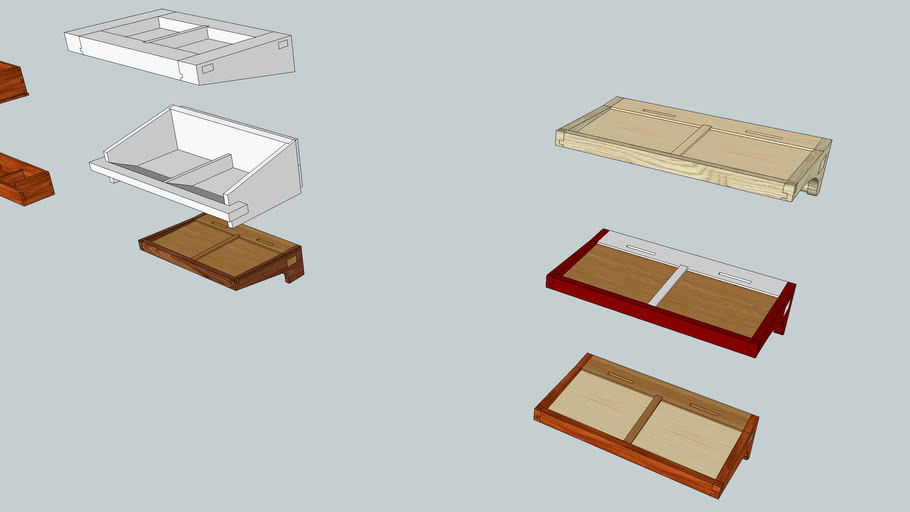 Key Holder Shelf Renditions | 3D Warehouse