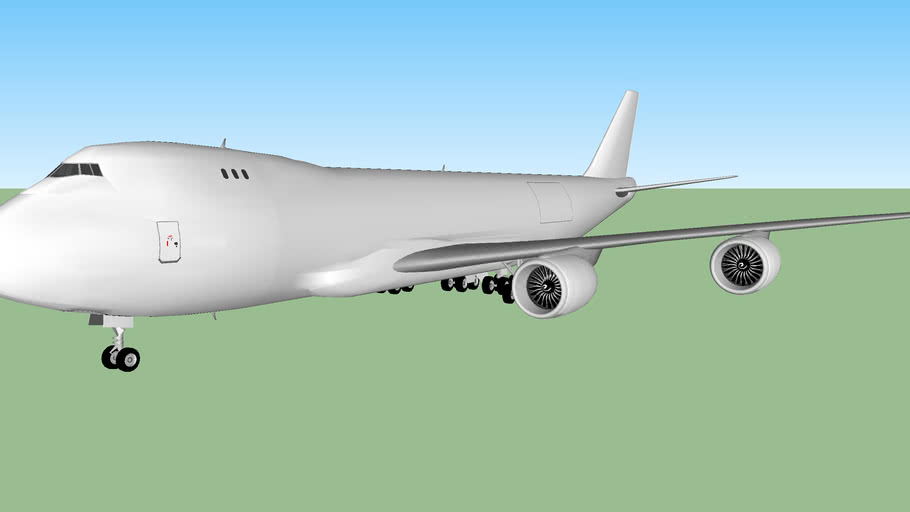 Boeing 747-8F Template | 3D Warehouse