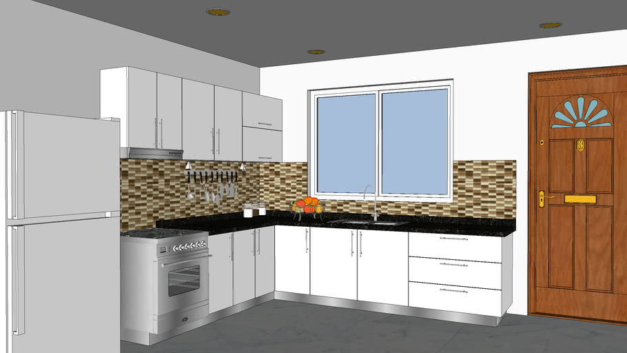 Small Kitchen | 3D Warehouse