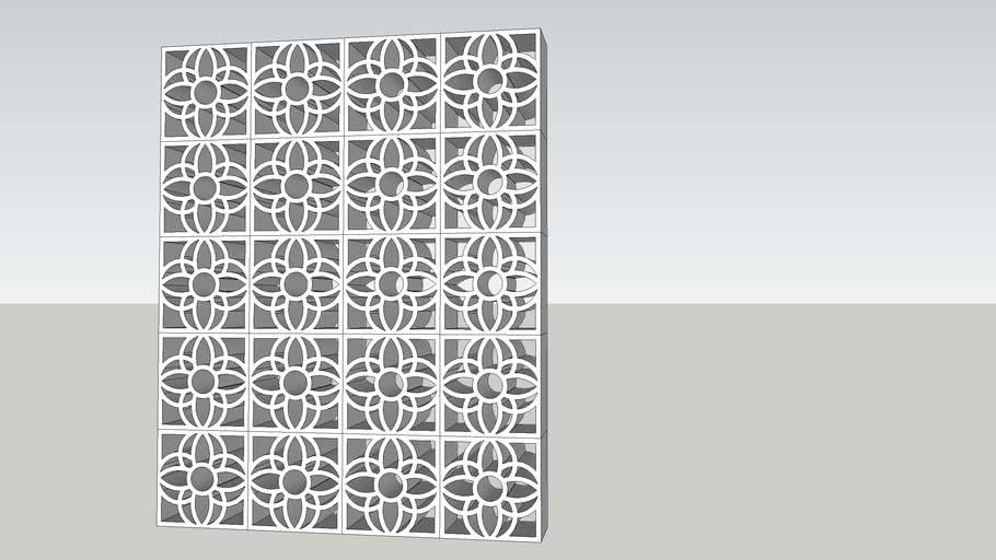 Concrete Louver 001 | 3D Warehouse