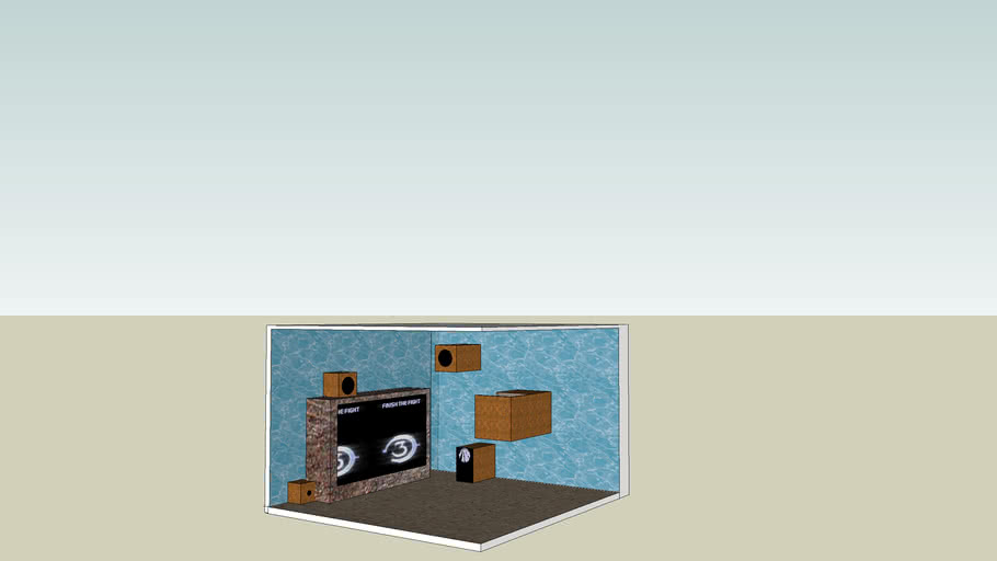 Surround sound system | 3D Warehouse