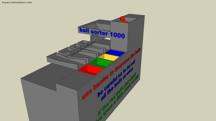 ball sorter | 3D Warehouse
