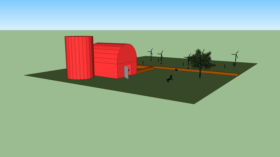 Barn with animals for Community Center | 3D Warehouse