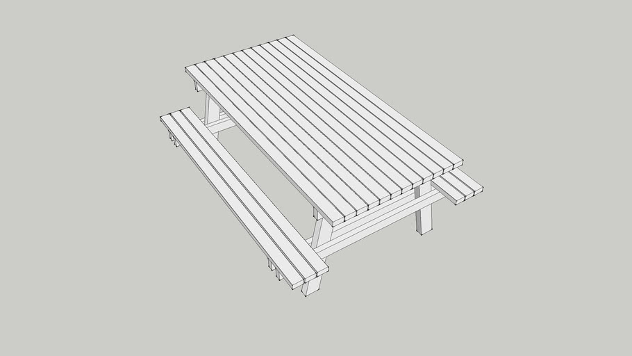 Outdoor Bench | 3D Warehouse
