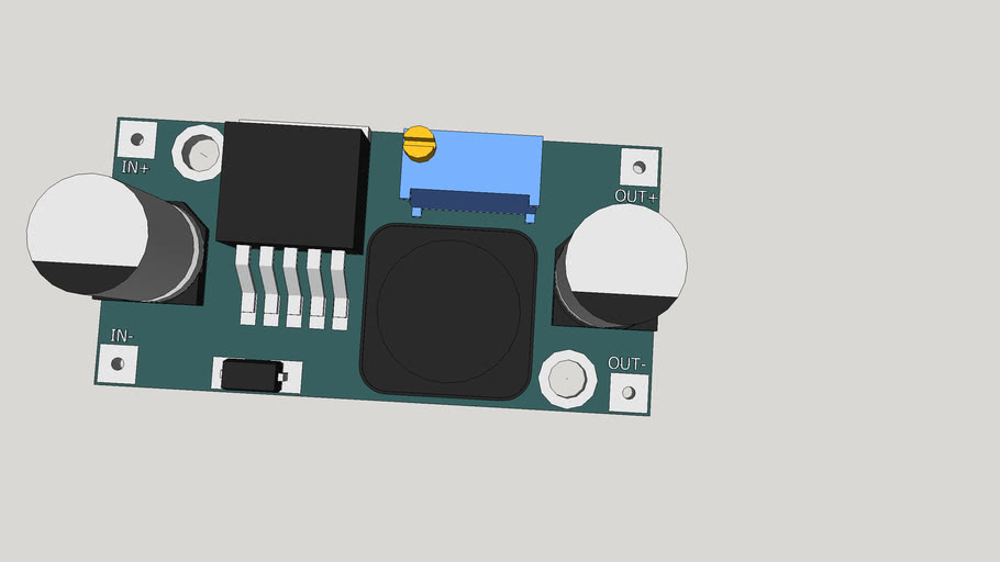 LM2596 DC-DC | 3D Warehouse