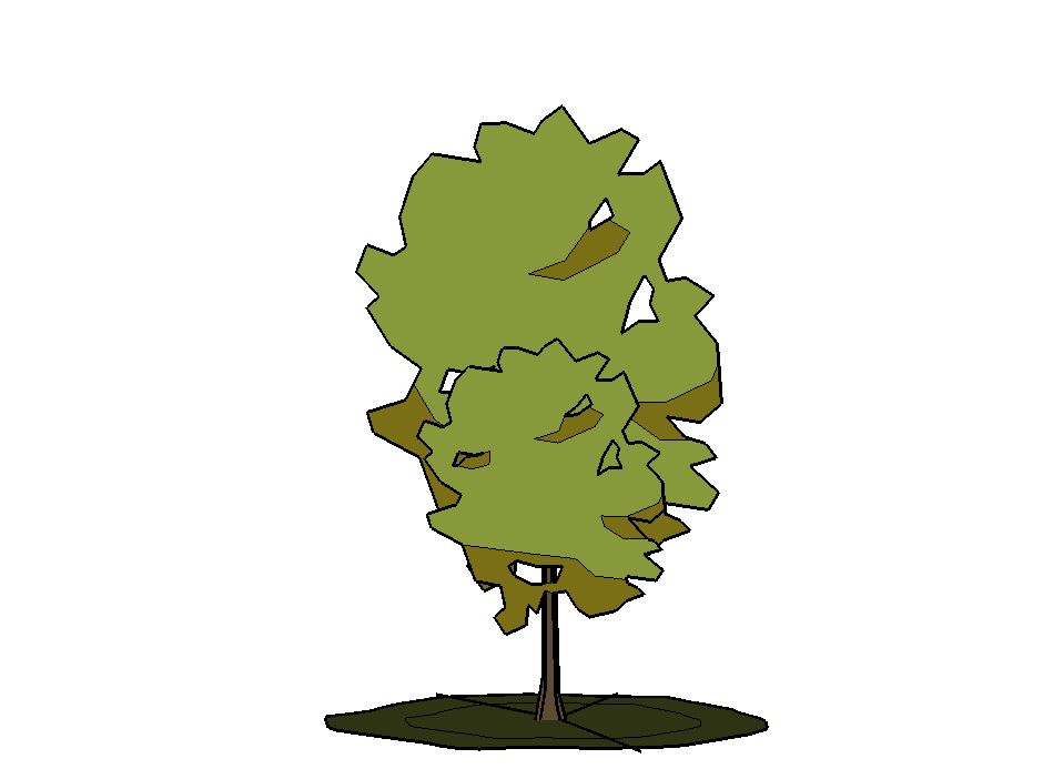 2D trees | 3D Warehouse
