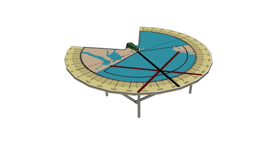 Coast Artillery Plotting Board M3 | 3D Warehouse
