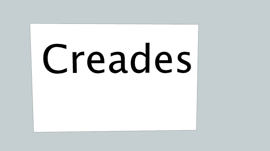 Creades Wall 2 | 3D Warehouse