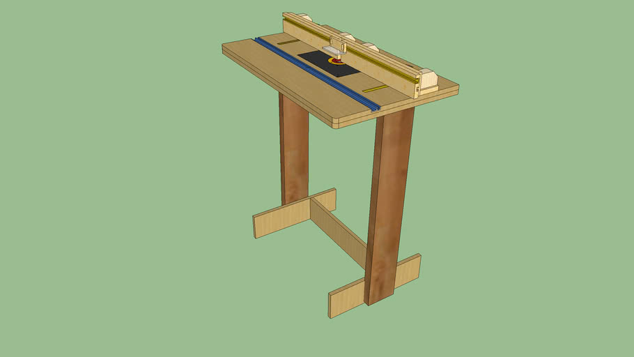 Foldable Router Table | 3D Warehouse